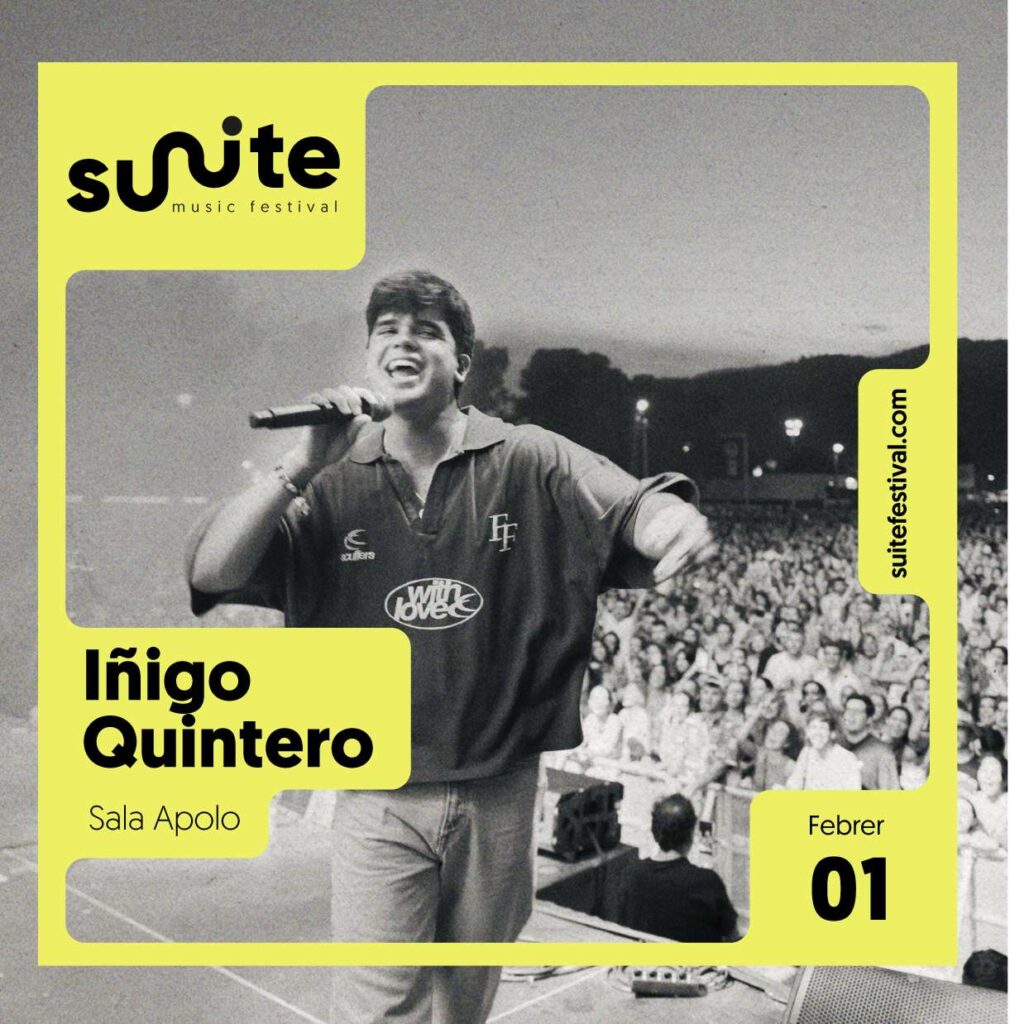 Iñigo Quintero, primer artista confirmado del Suite Festival 2025 ...